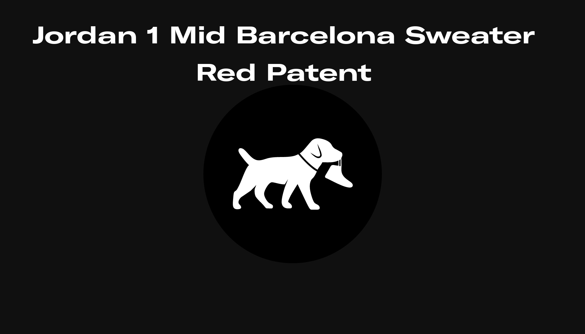 Jordan 1 Mid Barcelona Sweater Red Patent, Raffles and Release Date ...