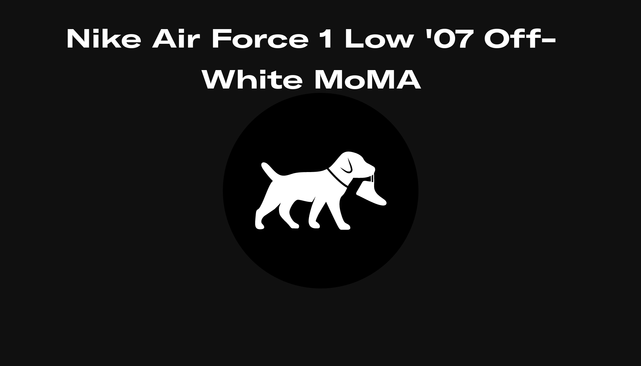 Nike Air Force 1 Low '07 Off-White MoMA, Raffles and Release Date ...