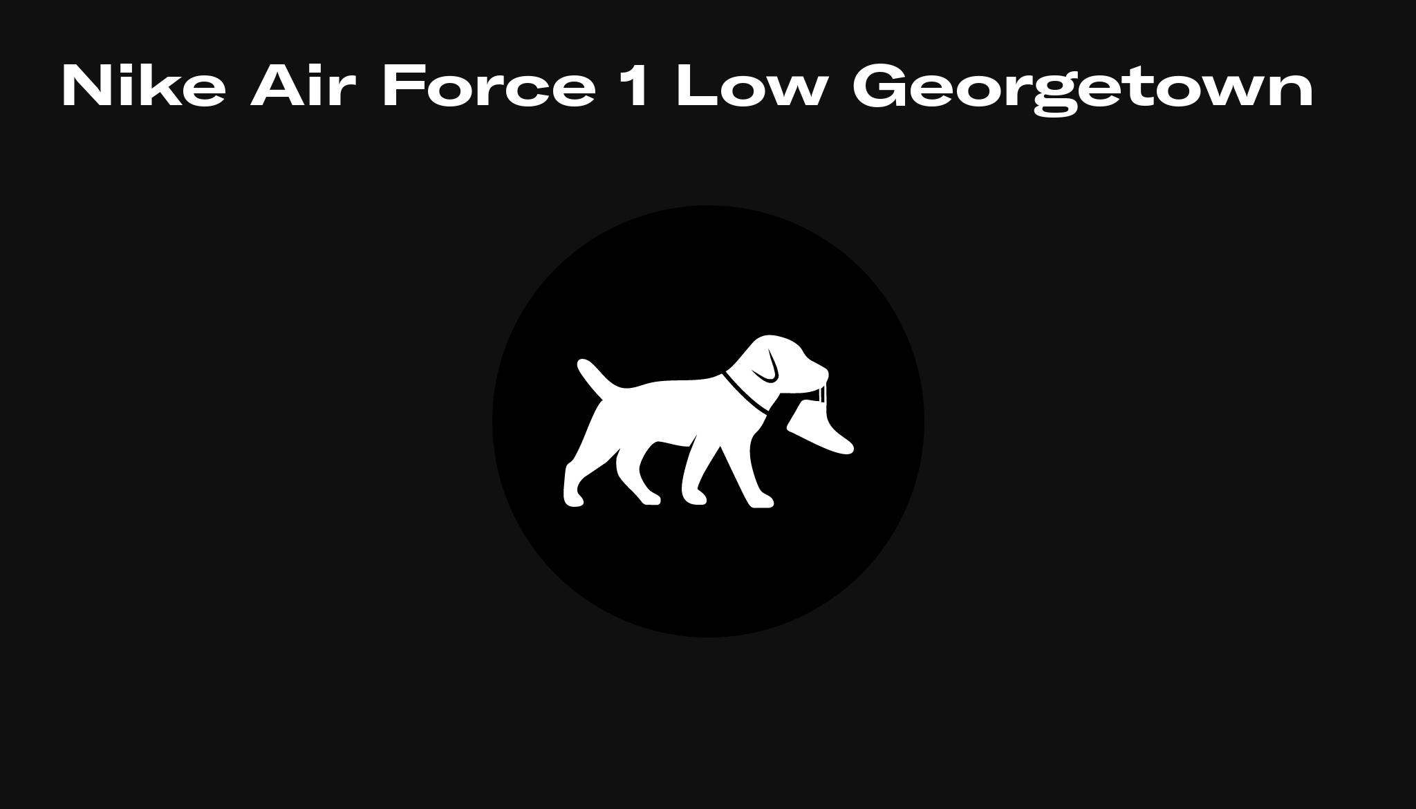 Nike Air Force 1 Low Georgetown, Raffles and Release Date | Sole Retriever