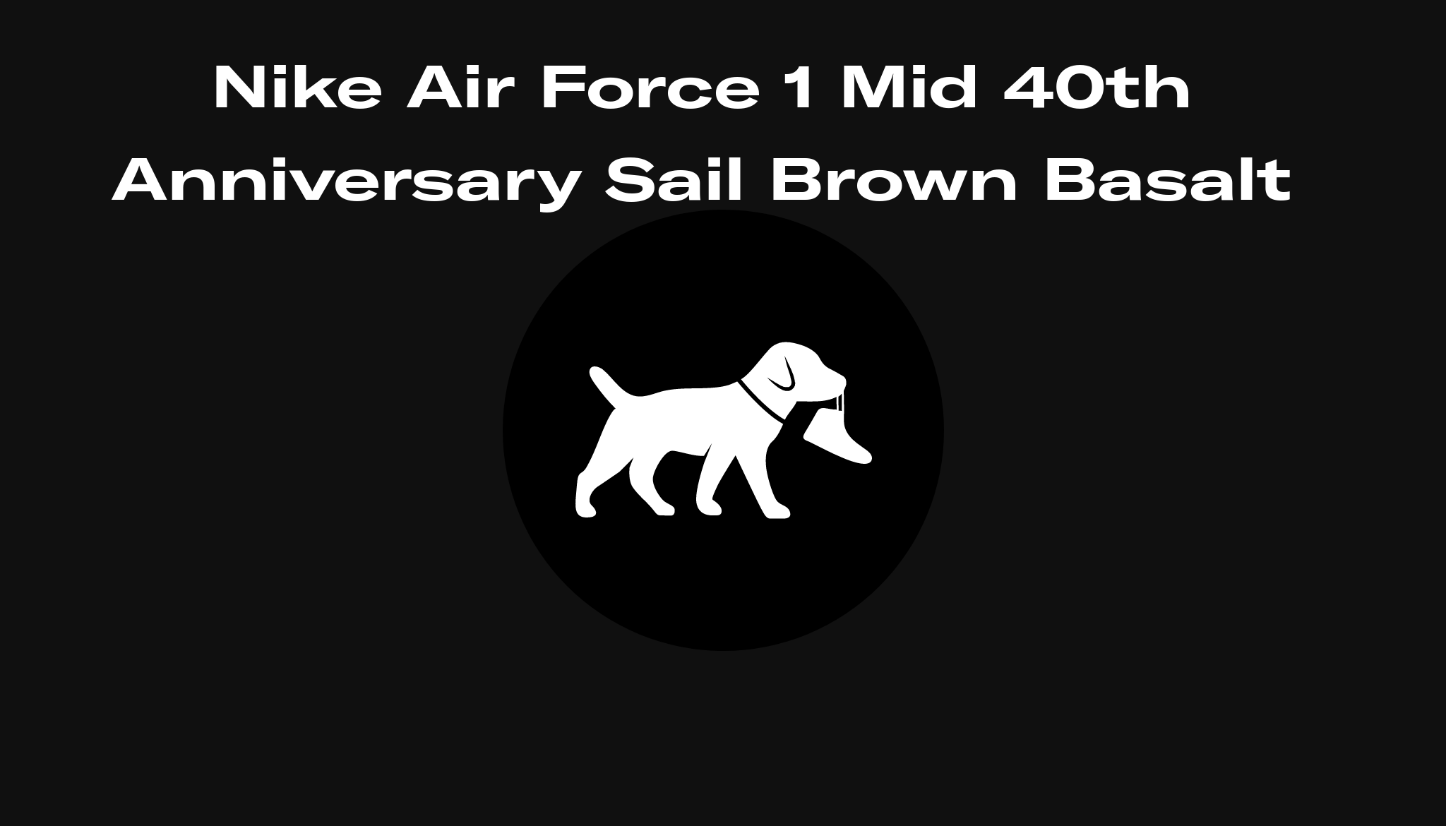 Nike Air Force 1 Mid 40th Anniversary Sail Brown Basalt, Raffles and ...