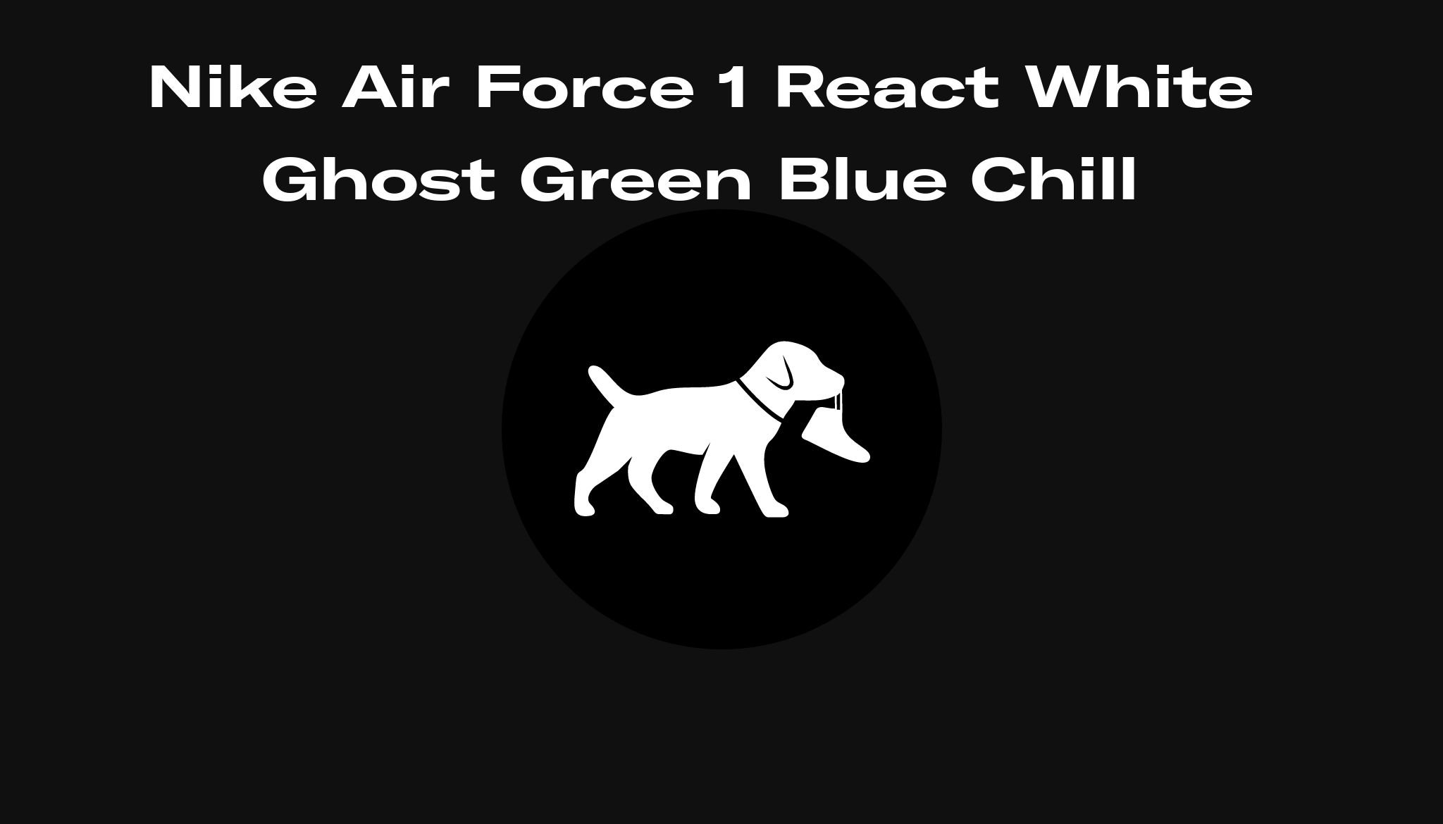 Nike Air Force 1 React White Ghost Green Blue Chill, Raffles and ...