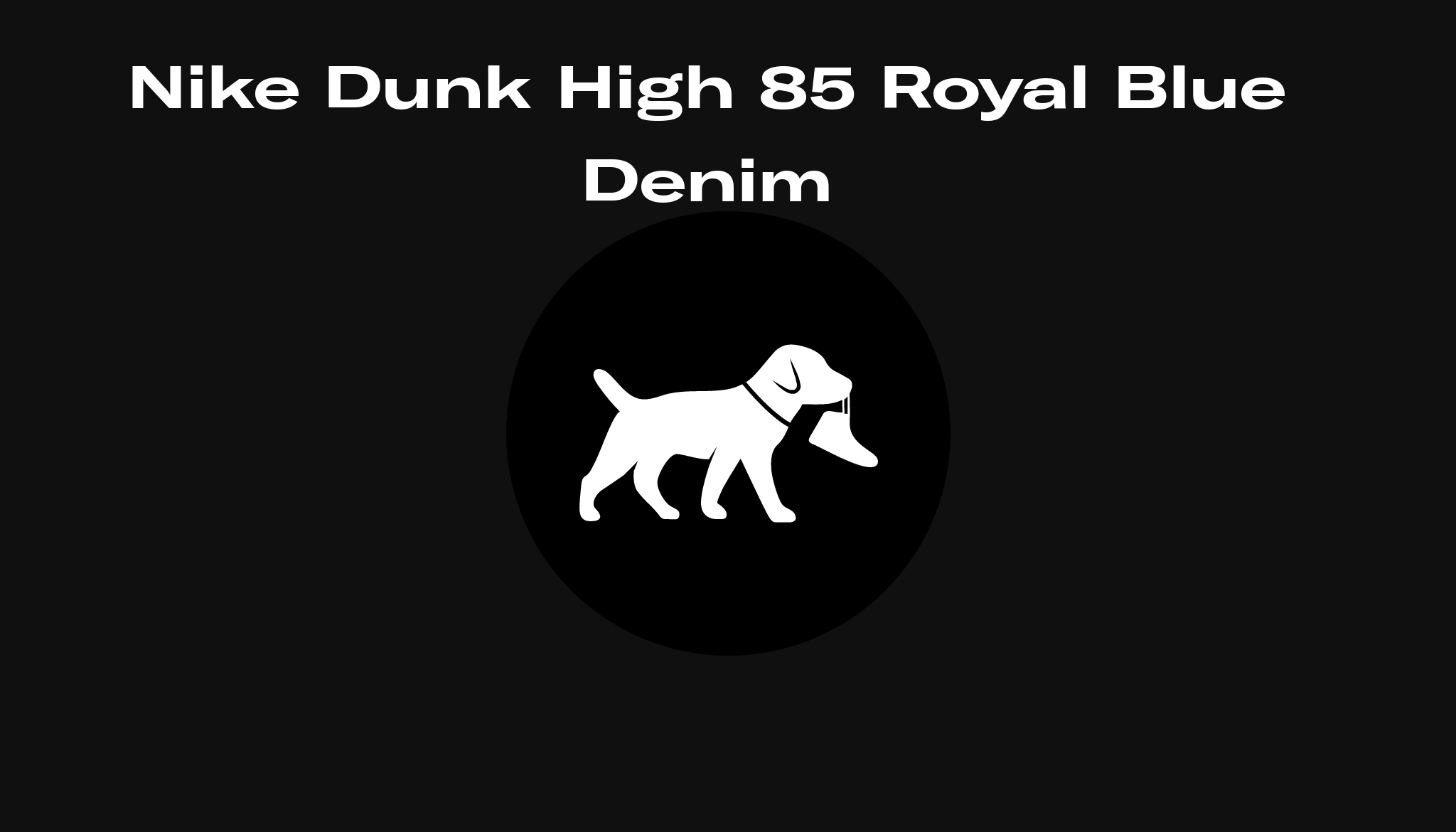 Nike Dunk High 85 Royal Blue Denim, Raffles and Release Date | Sole ...